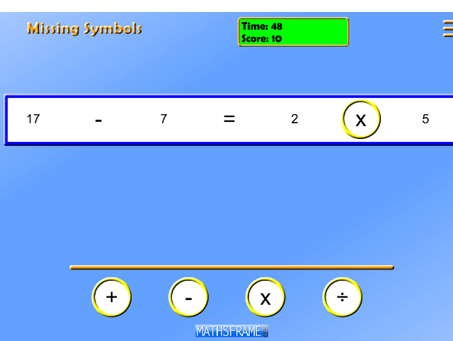 Multiplication and Division - Mathsframe